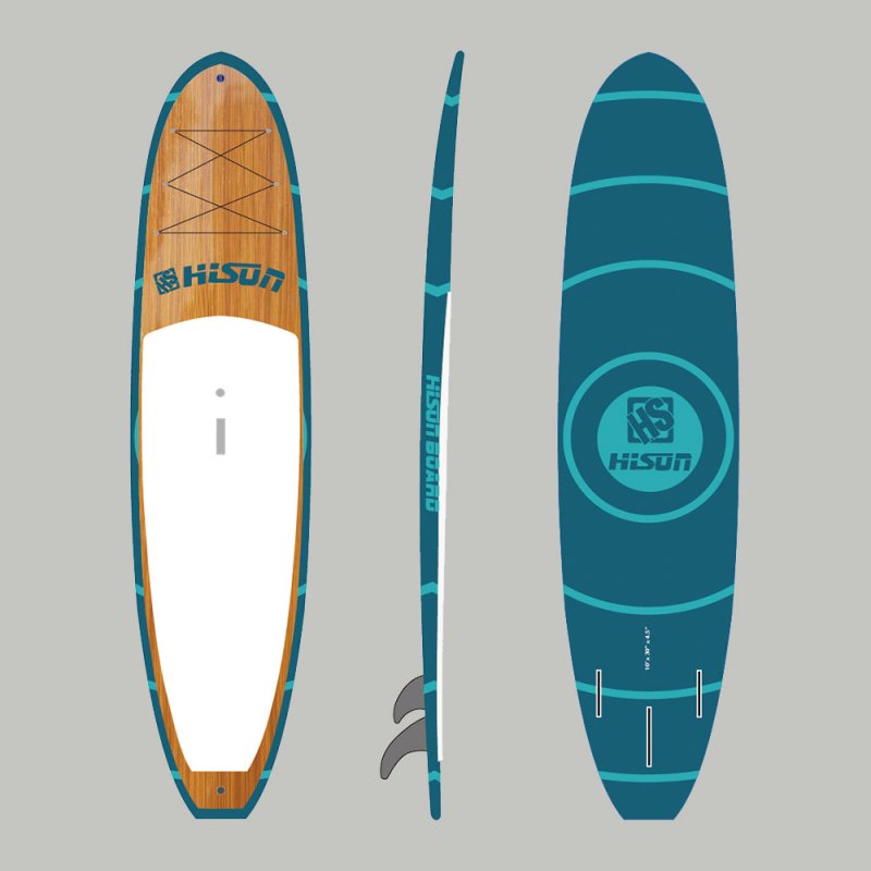 Bamboo Veneer Paddleboard - JINHUA HISUN Sport factory