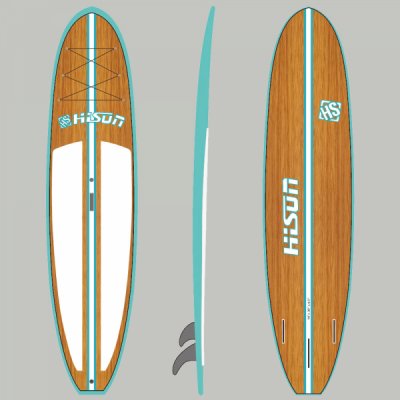 Bamboo Veneer Paddleboard - JINHUA HISUN Sport factory